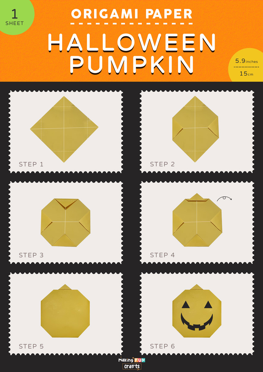 Origami Pumpkin MakingFunCrafts
